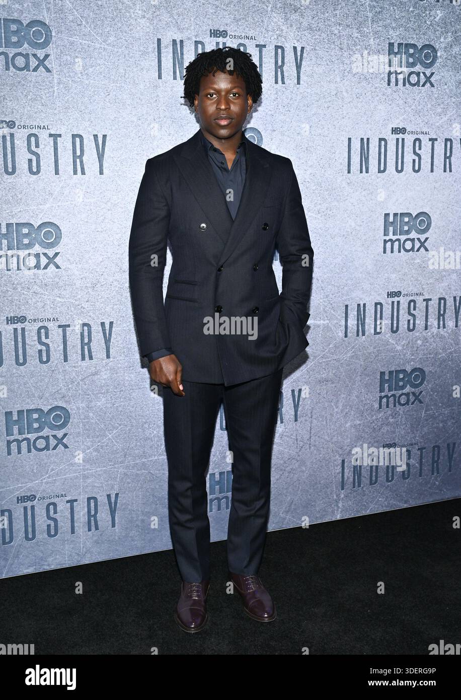 Toheeb Jimoh attends the premiere of HBO's "Industry" Season 4 at Regal ...