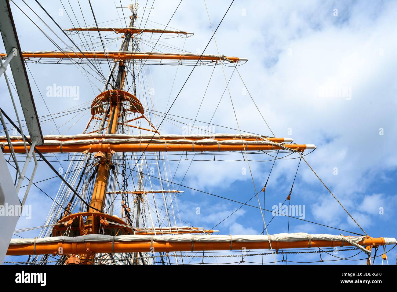 Nippon Maru museum ship rigging and masts - Yokohama, Japan - 8 ...