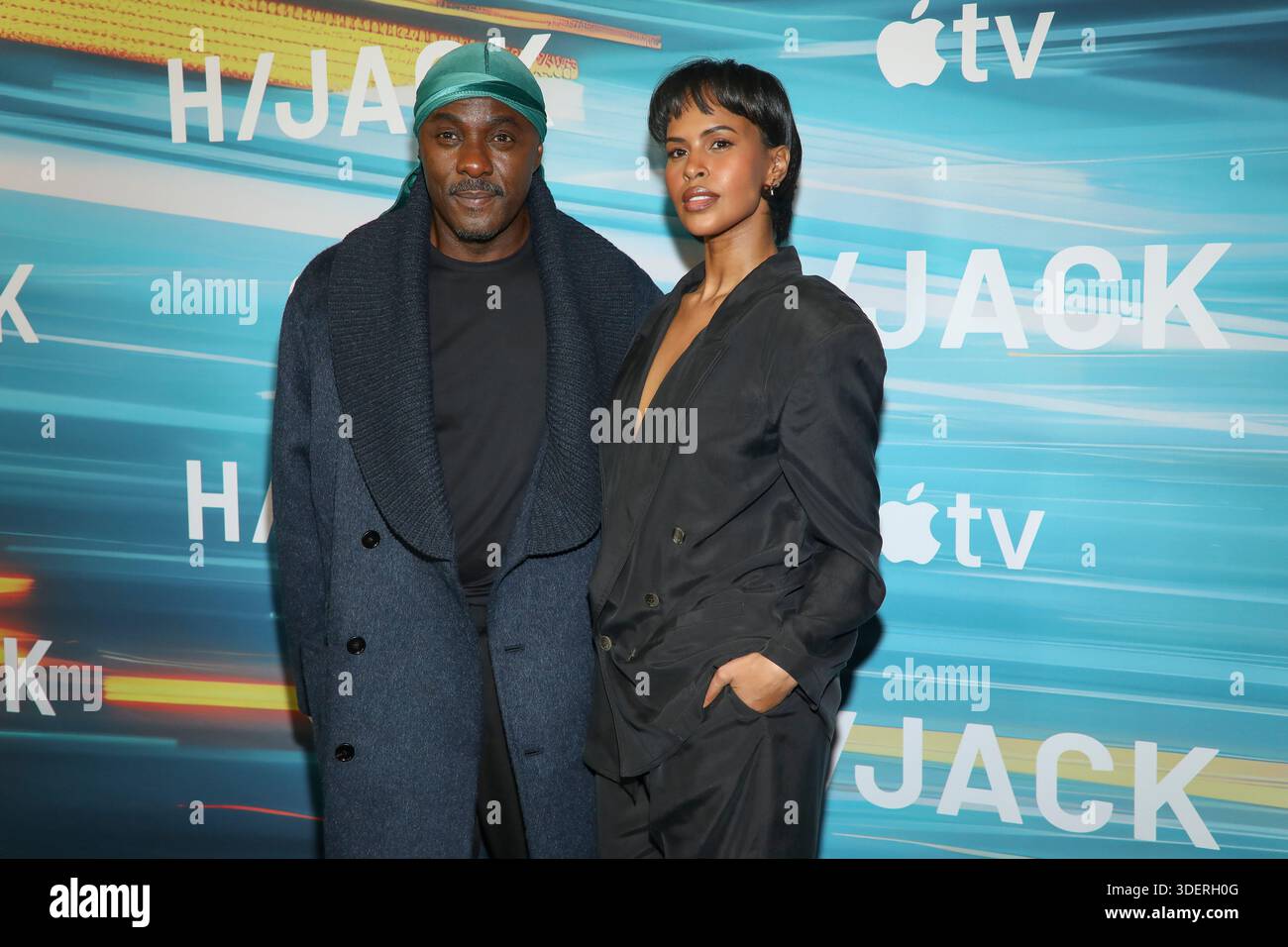 Actor Idris Elba, left, and Sabrina Dhowre Elba attend the special ...