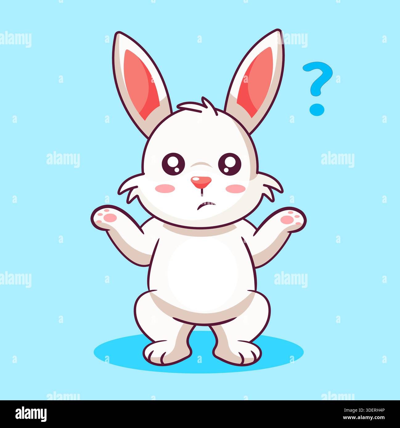 Bunny question mark Stock Vector Images - Alamy
