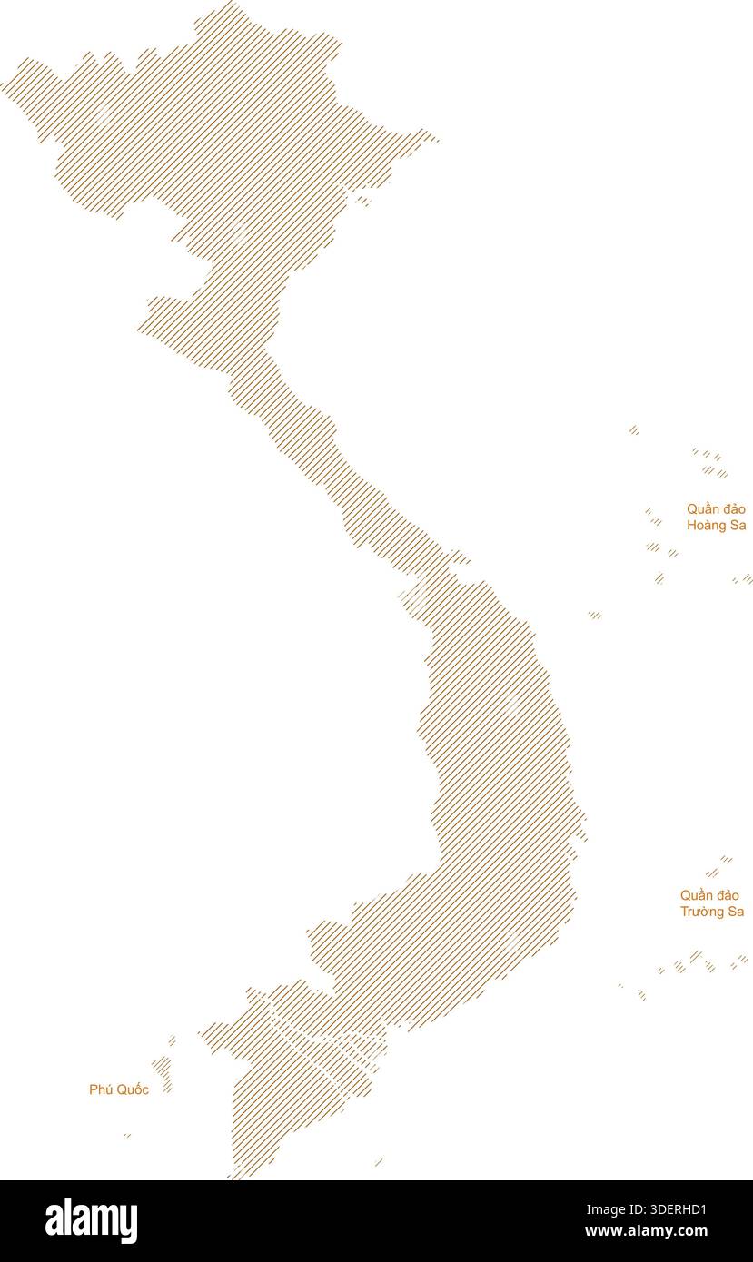 Vietnam Map Vector Illustration Design Stock Vector Image & Art - Alamy