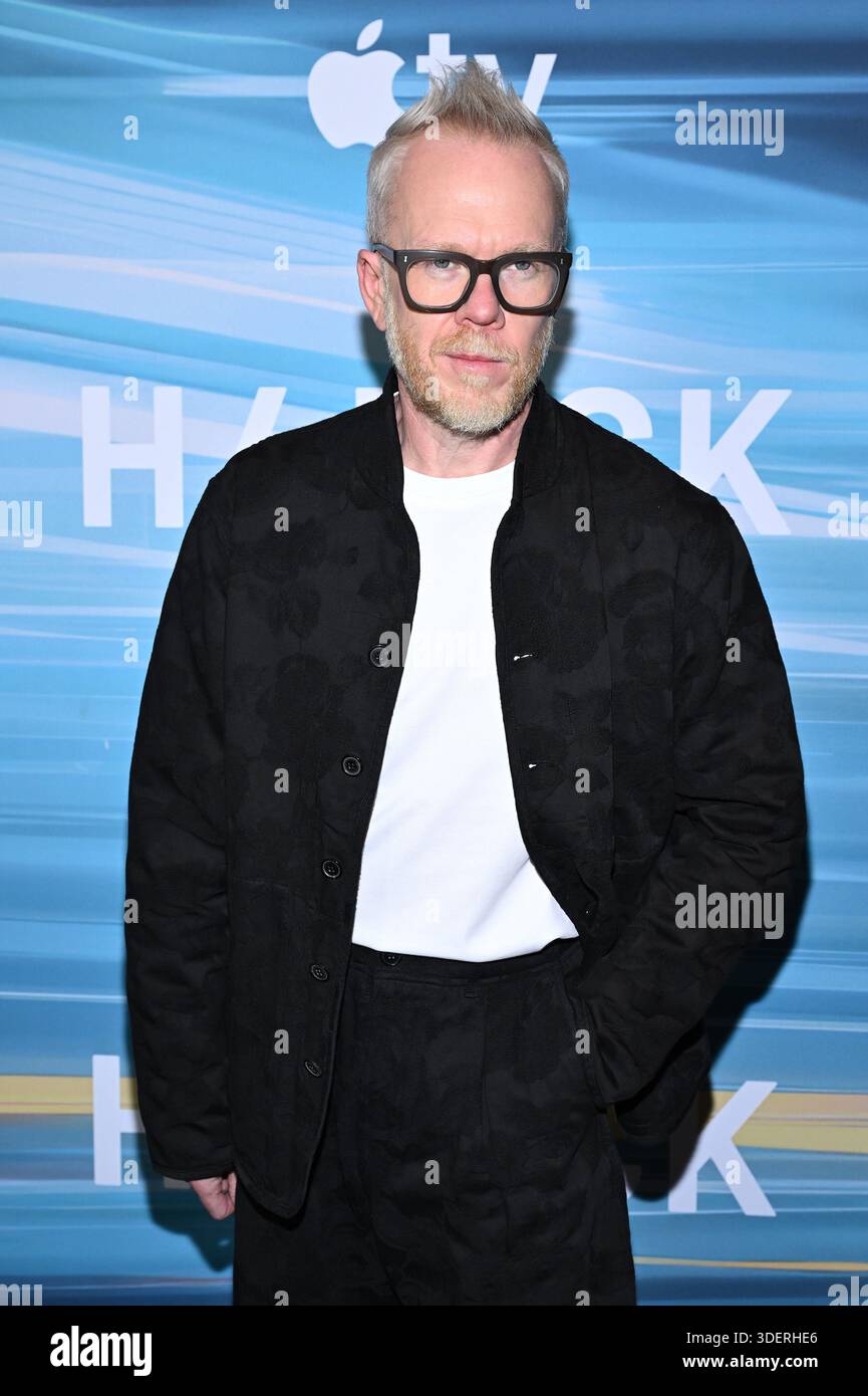 Jim Field Smith walking the red-carpet event for season two of Apple TV ...