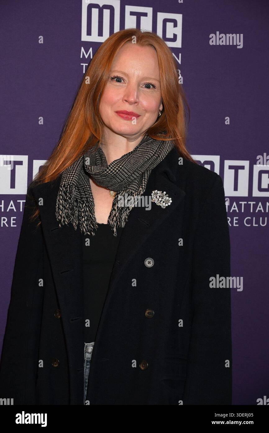 Lauren Ambrose attends the MTC Broadway Opening Night of Tracy Lett's ...