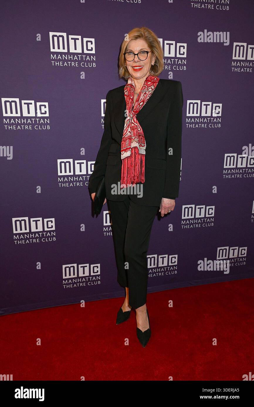 Christine Baranski attends the MTC Broadway Opening Night of Tracy Lett ...