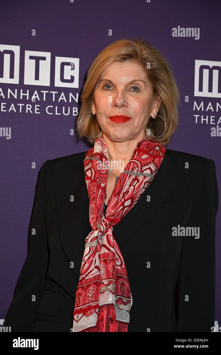 Christine Baranski attends the MTC Broadway Opening Night of Tracy Lett ...