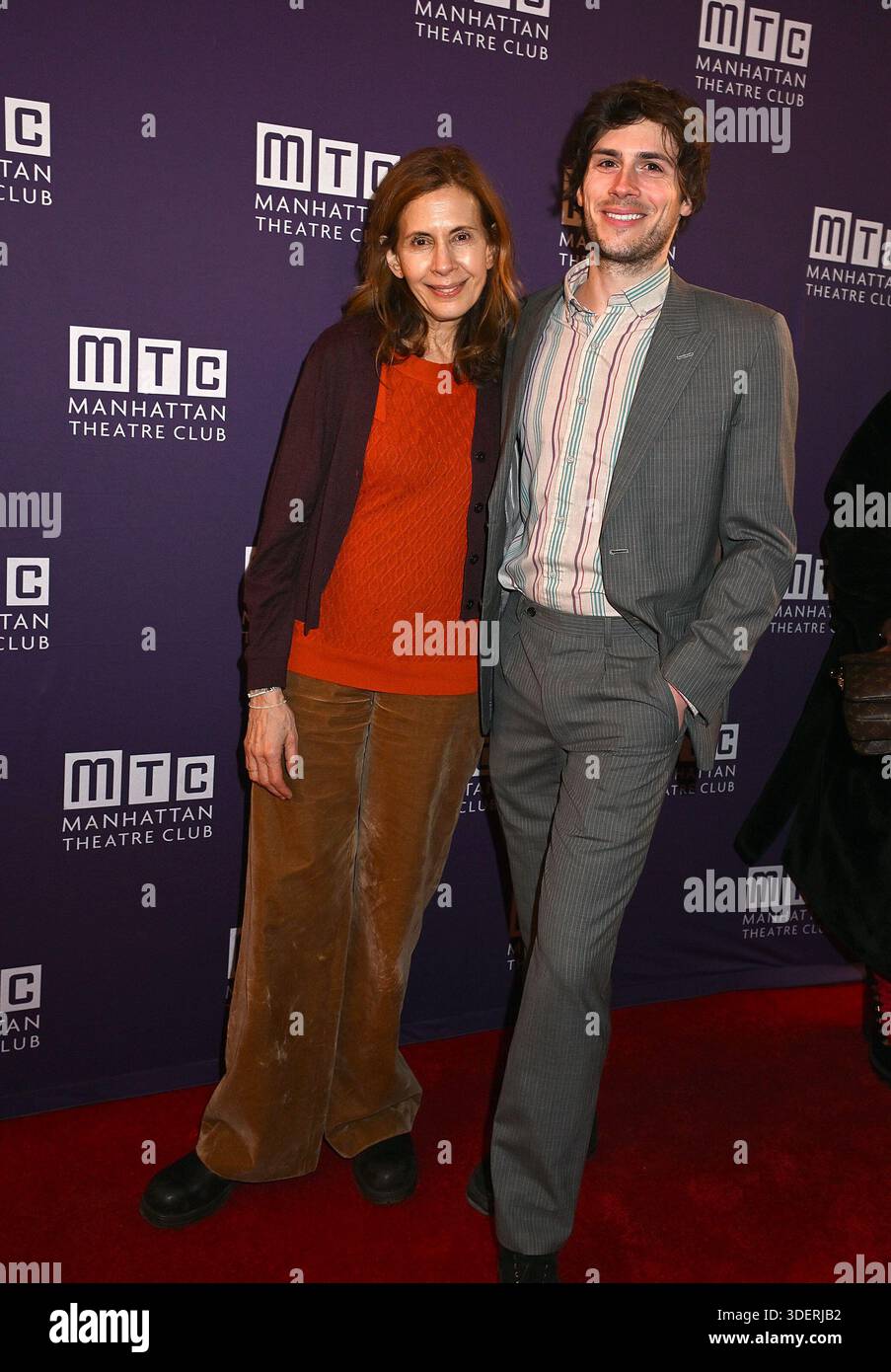 Jessica Hecht and Zane Pais attends the MTC Broadway Opening Night of ...