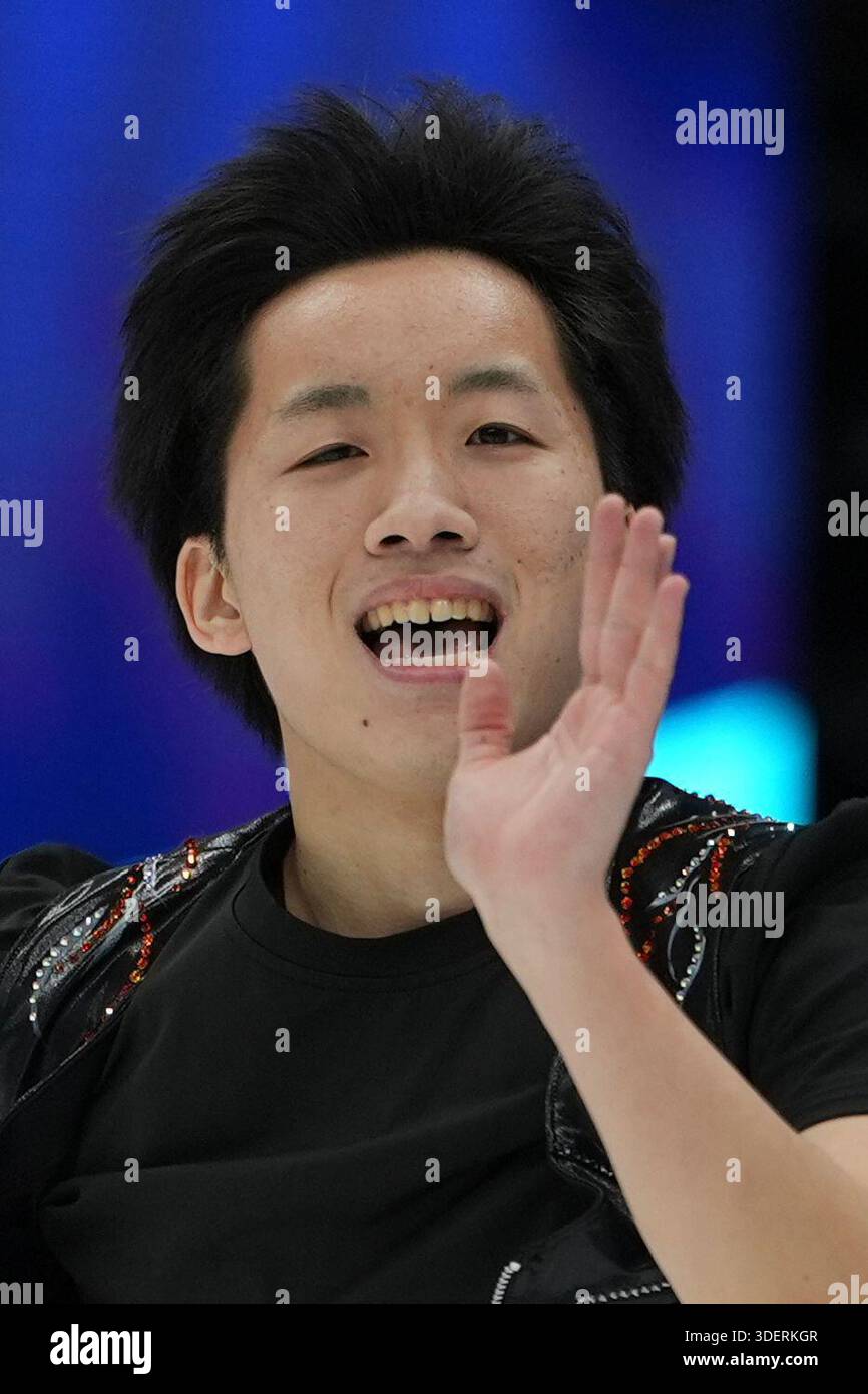 Tomoki Hiwatashi competes during the men's short program at the U.S ...