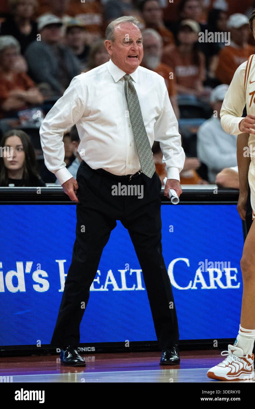 Texas, USA. 8th Jan, 2026. Head coach Vic Schaefer of the Texas ...
