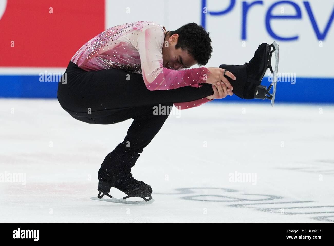 Jacob Sanchez competes during the men's short program at the U.S ...