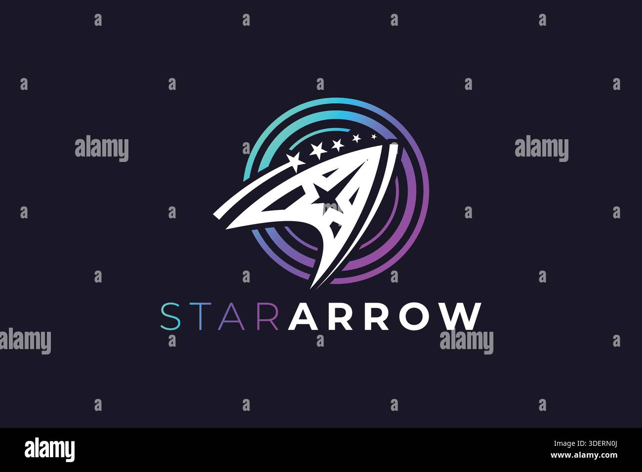 Clean Star with Upward Arrow Logo Mark for Growth, Innovation, and ...