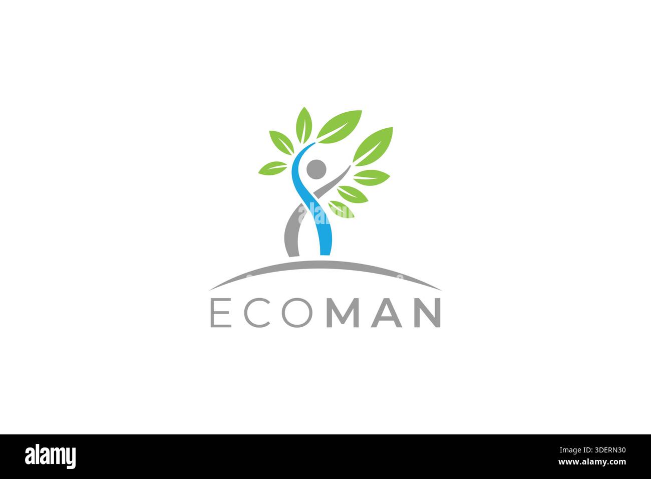Eco Man Logo Design for Green Technology, Sustainable Innovation and ...