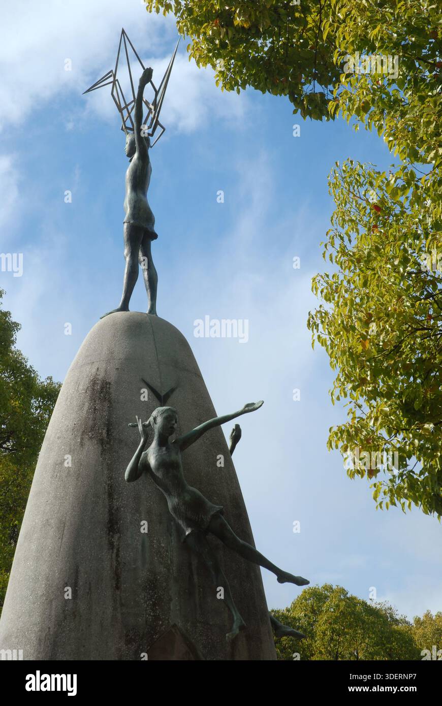 Children's Peace Monument, in the Hiroshima Peace Memorial Park, in ...