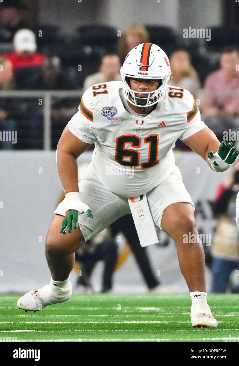 December 31, 2025 Miami (FL) Hurricanes offensive lineman Francis ...