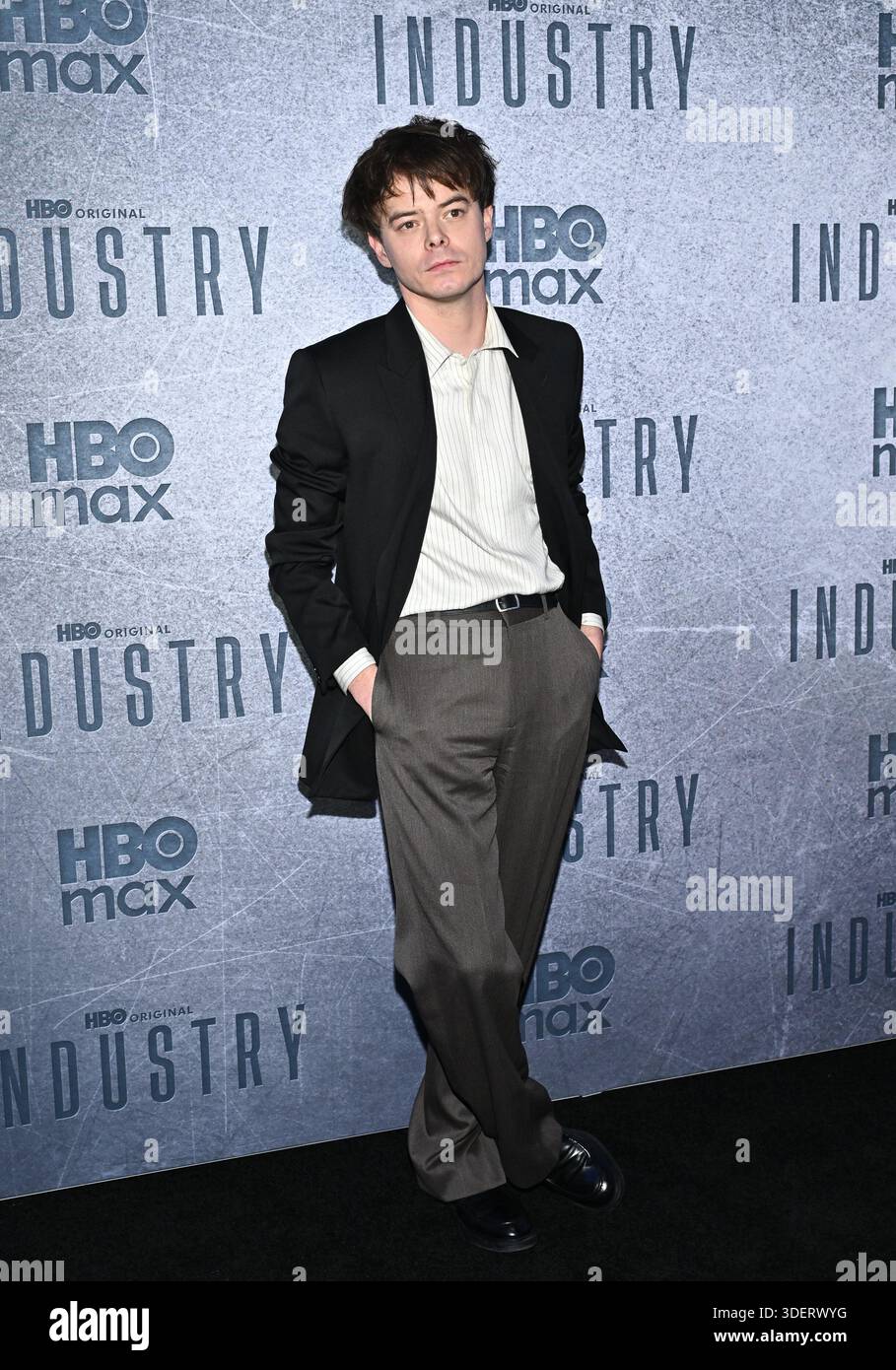 Charlie Heaton attends the premiere of HBO's "Industry" Season 4 at ...