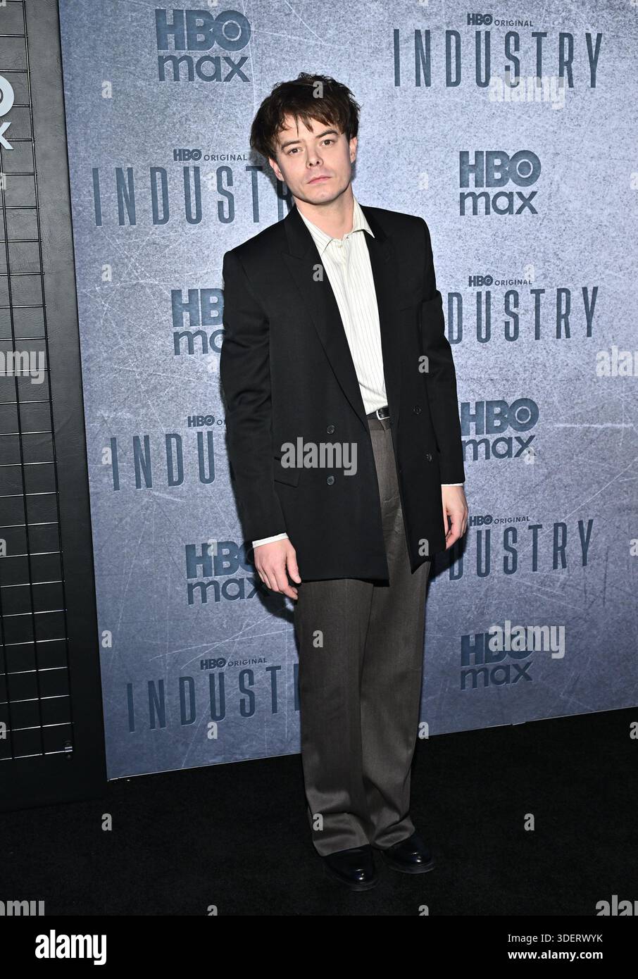 Charlie Heaton attends the premiere of HBO's "Industry" Season 4 at ...