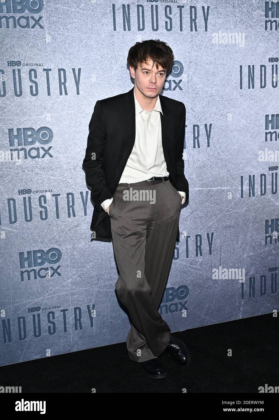 Charlie Heaton attends the premiere of HBO's "Industry" Season 4 at ...