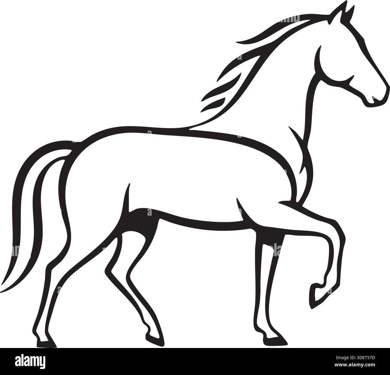 Simple icon features walking hi-res stock photography and images - Alamy