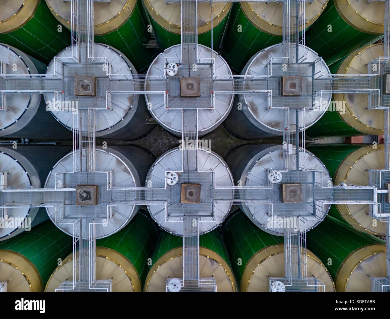 Aerial photo shows the Qingdao Beer Museum in Qingdao City, east China ...