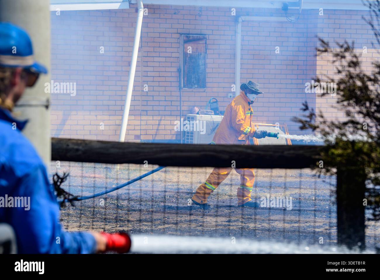 Melbourne, Australia. 09th Jan, 2026. Fires and firefighting efforts ...
