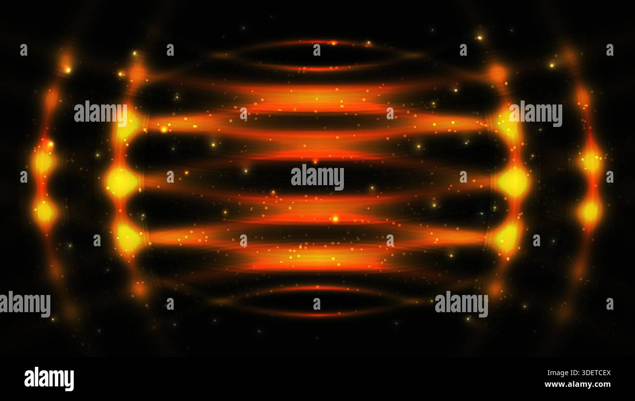 Radiant gold energy light particle hi-res stock photography and images ...