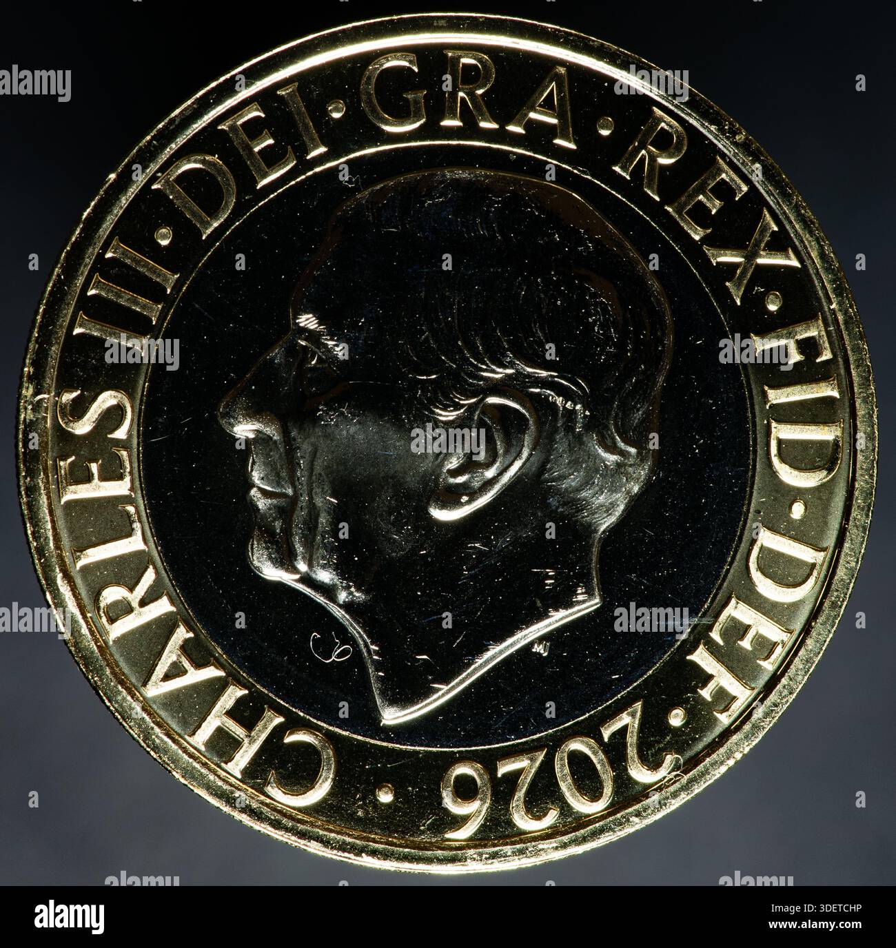 King charles two pound coin obverse hi-res stock photography and images ...