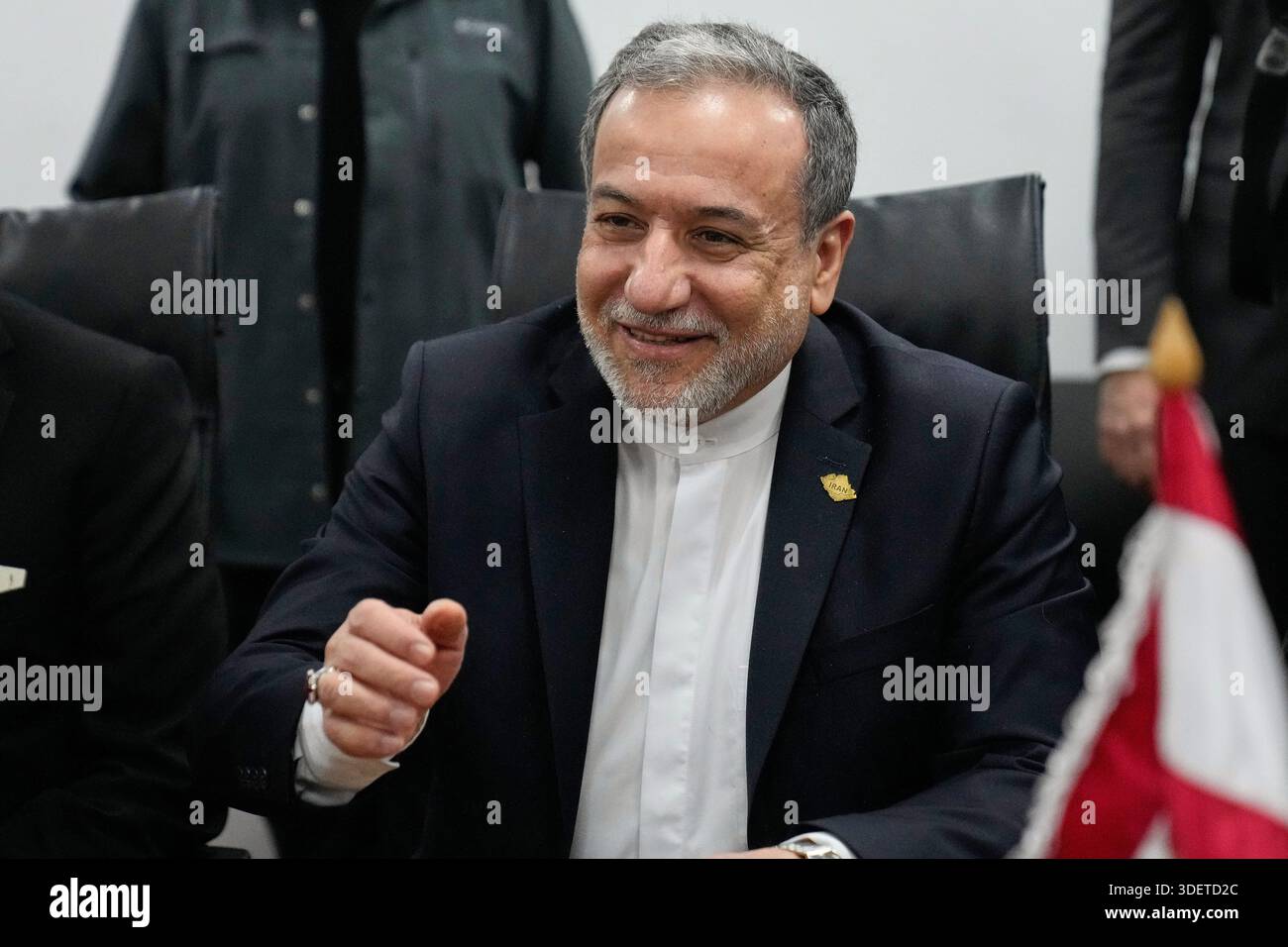 Iranian Foreign Minister Abbas Araghchi, meets with his Lebanese ...