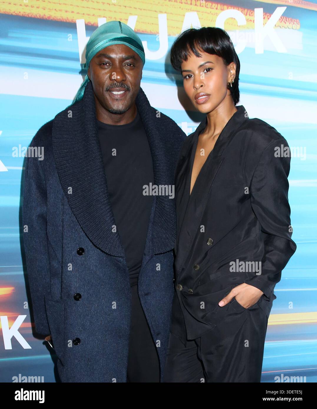 New York City, USA. 08th Jan, 2026. Idris Elba and Sabrina Elba ...