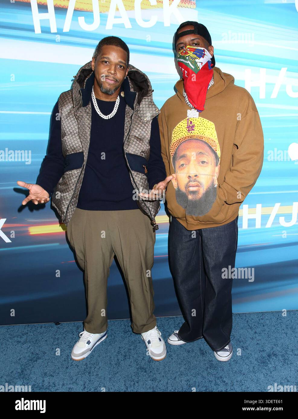 New York City, USA. 08th Jan, 2026. Alvon Miller and DJ Whoo Kid ...
