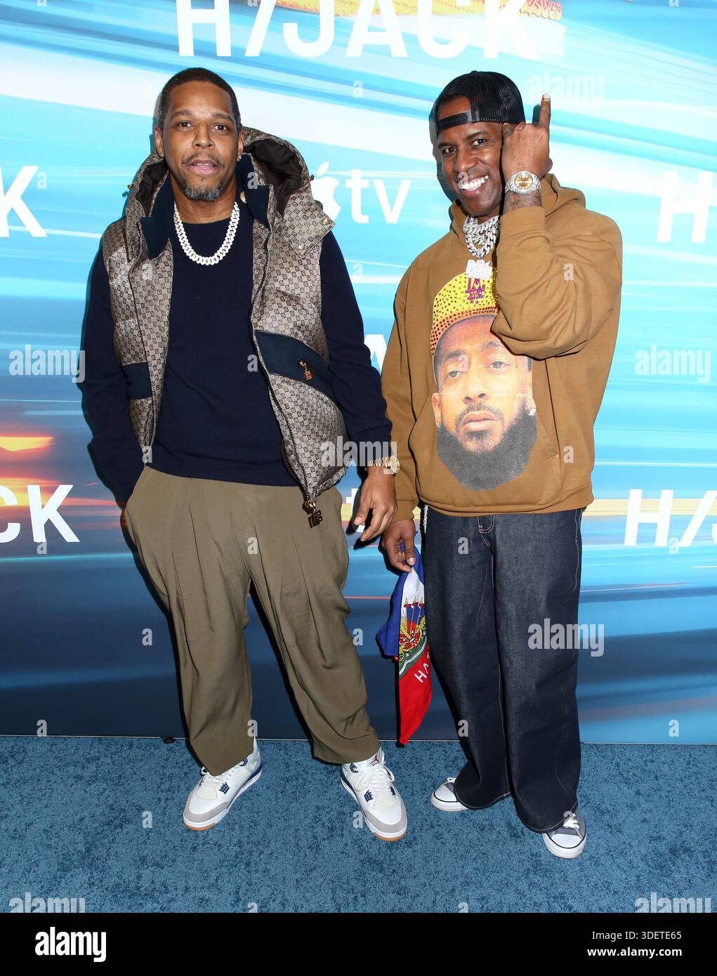 New York City, USA. 08th Jan, 2026. Alvon Miller and DJ Whoo Kid ...