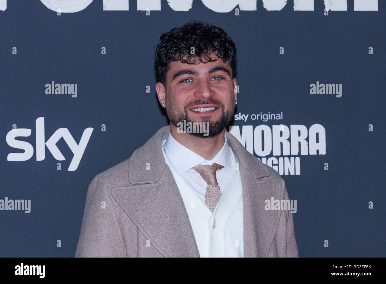 News - Photocall - GOMORRA, LE ORIGINI Ciro Burzo attends the photocall ...