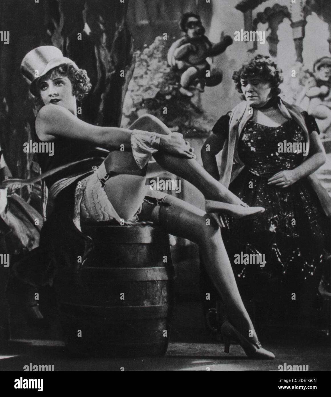 Scene from the movie "The Blue Angel". Directed by J. v. Sternberg ...