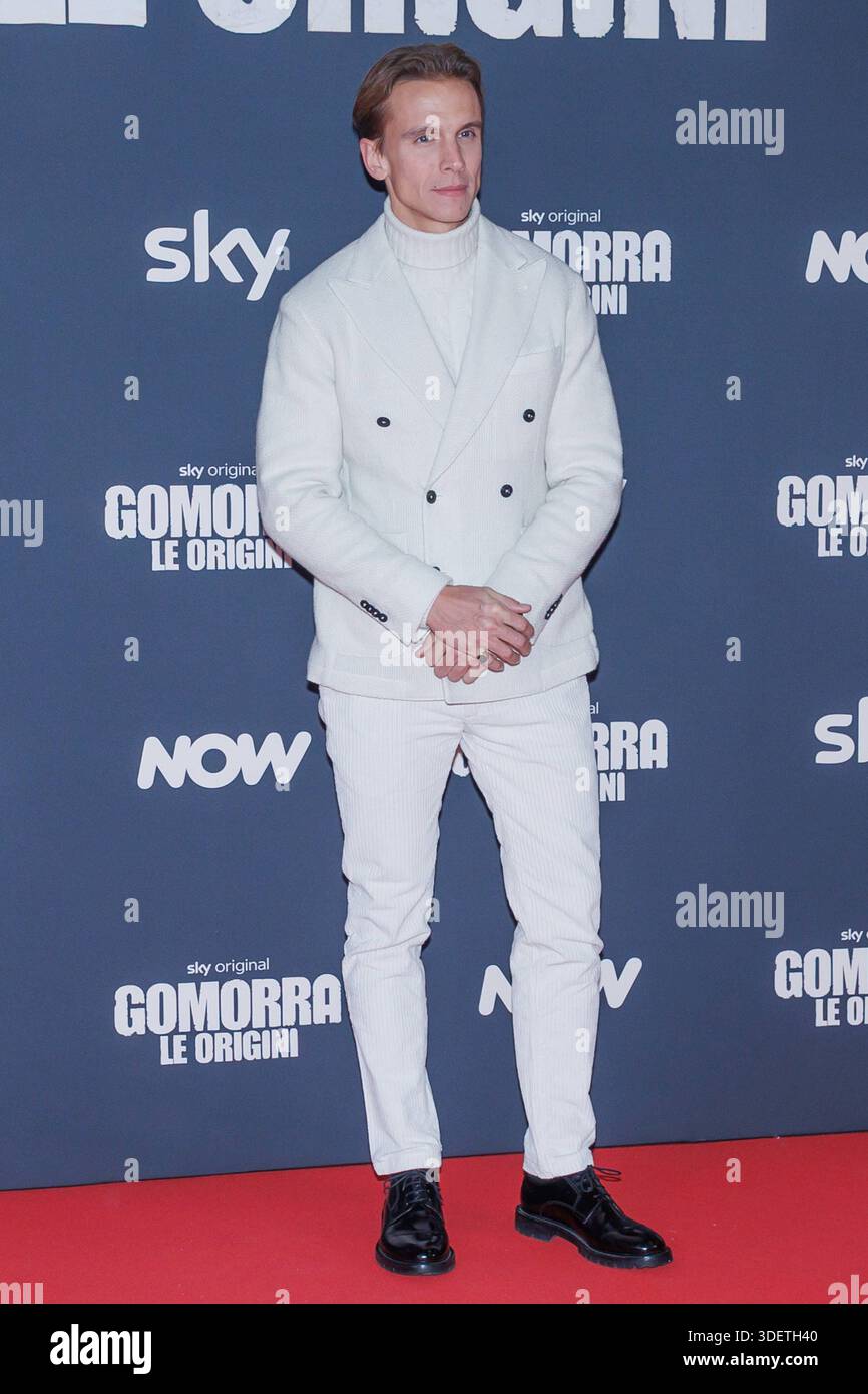 News - Photocall - GOMORRA, LE ORIGINI Giulio Greco attends the ...