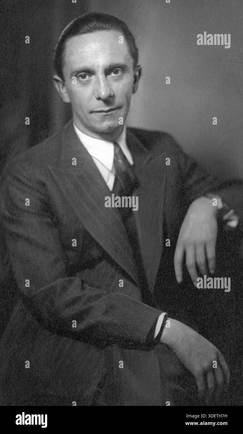 Joseph Goebbels, Nazi Minister of Propaganda. [automated translation ...