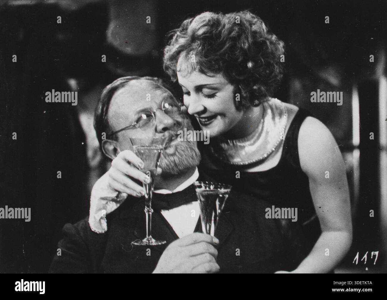 Scene from the movie "The Blue Angel". Directed by J. v. Sternberg ...