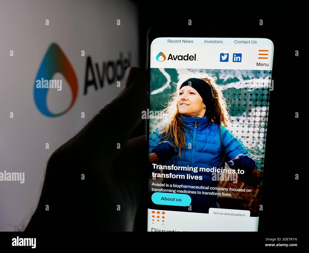 In this photo illustration, a smartphone with the web page of Irish ...