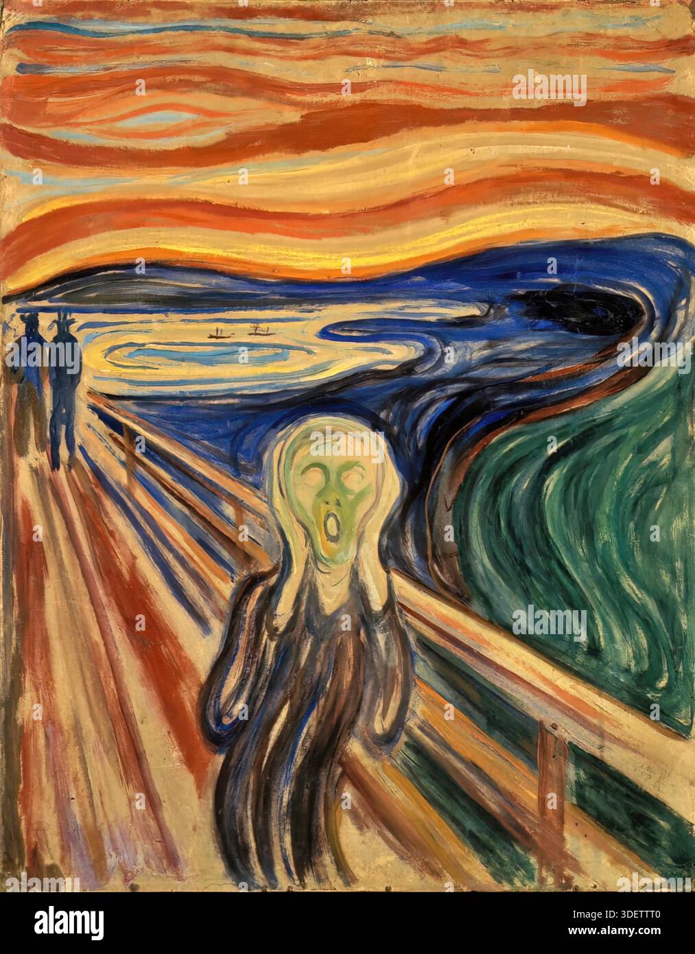 The Scream, 1910, Edvard Munch, Expressionism Stock Vector Image & Art ...