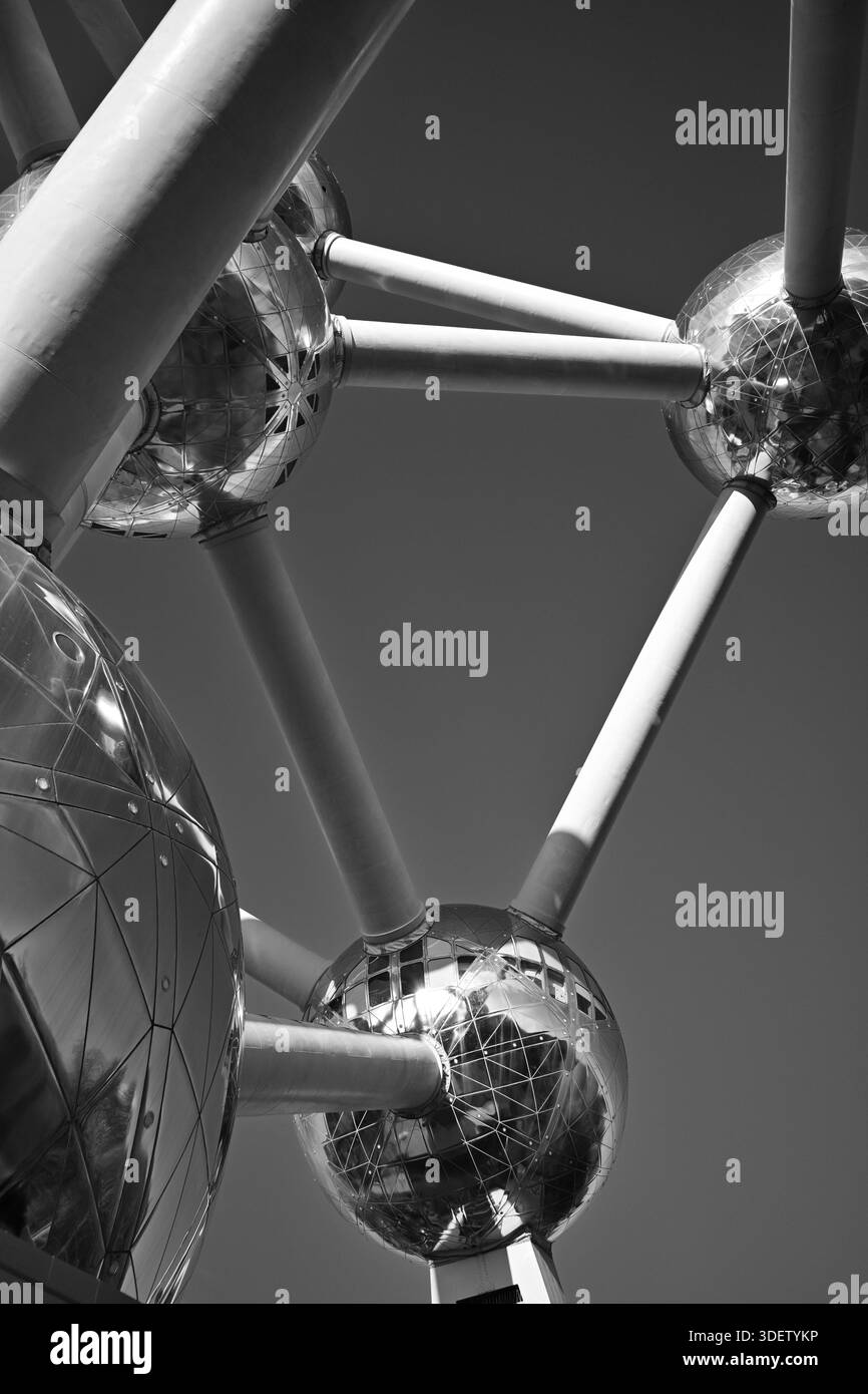 Retro Futurism in the form of the Brussels iconic Atomium landmark from ...