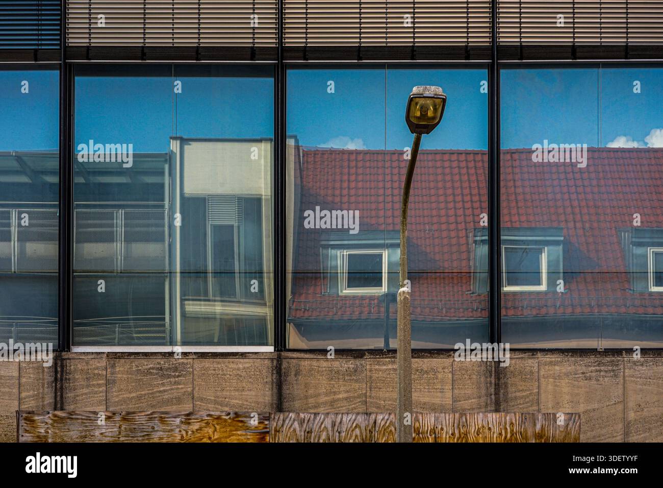 Contrasting old and new architectural elements hi-res stock photography ...