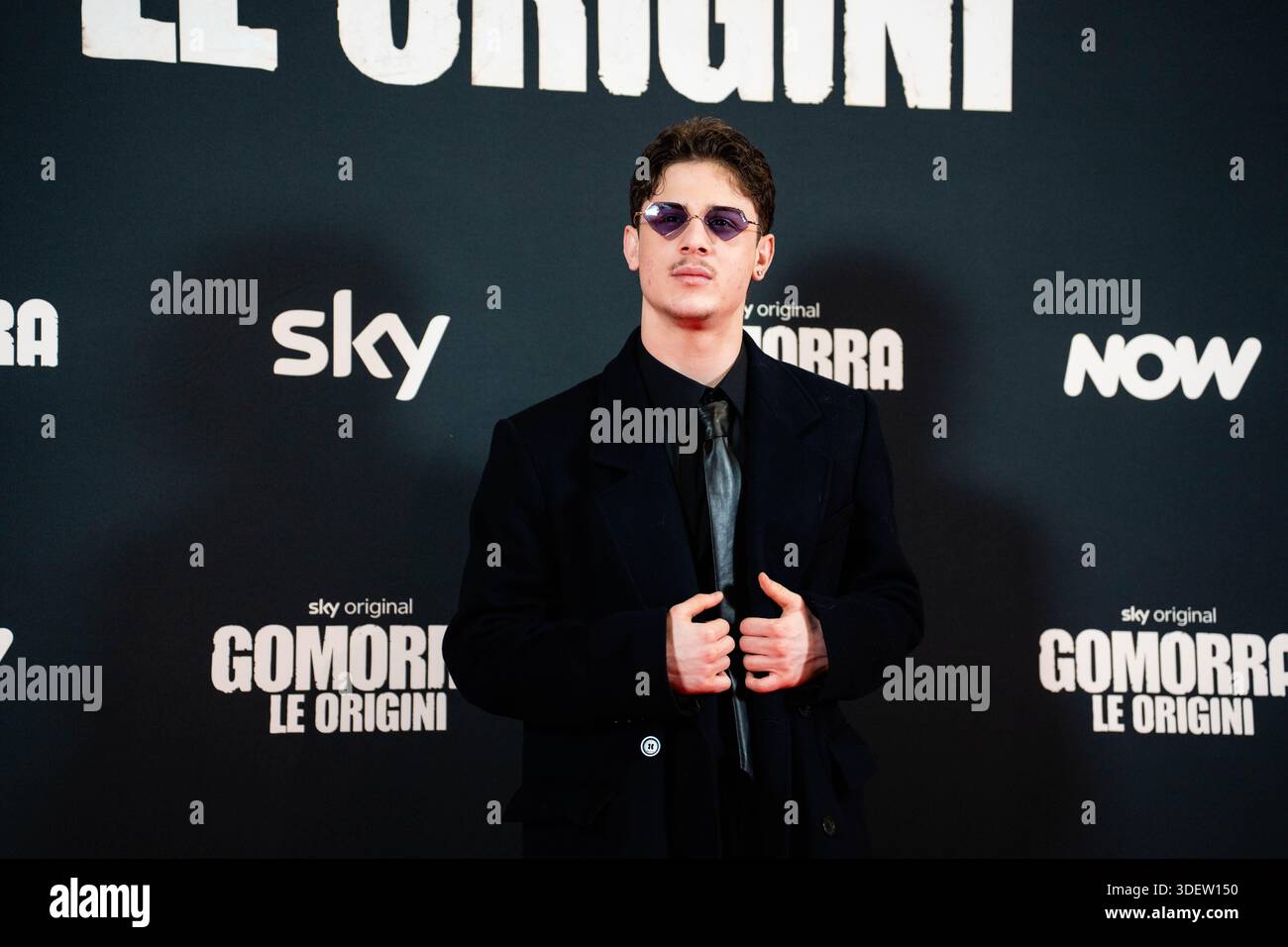 Luca Lubrano attends the ''Gomorra - Le Origini'' photocall at The ...