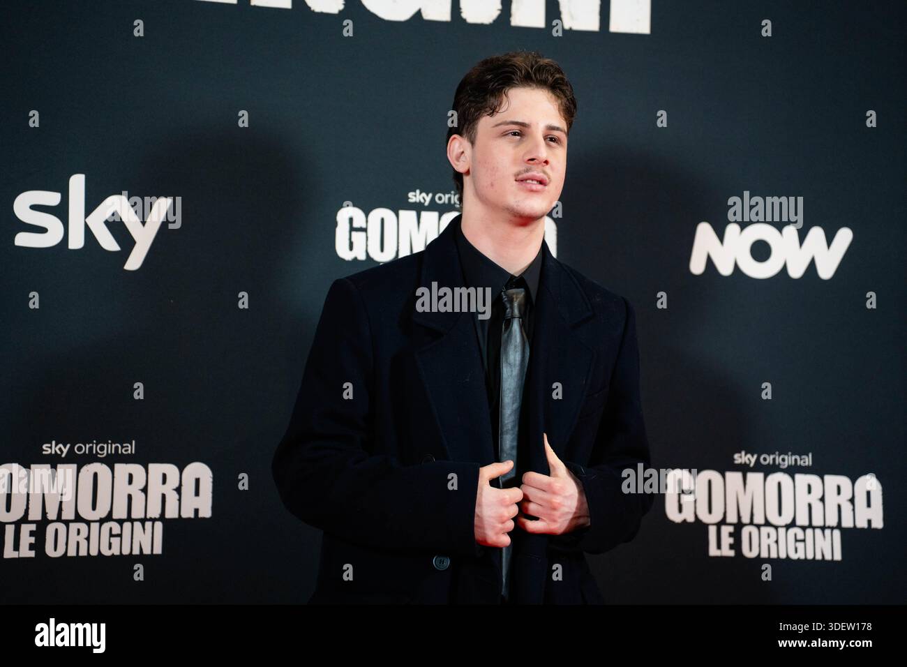 Luca Lubrano attends the ''Gomorra - Le Origini'' photocall at The ...