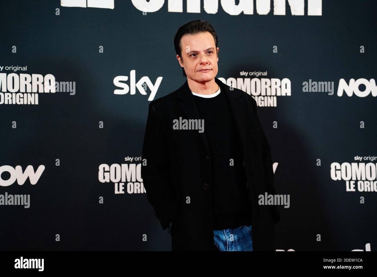 Lino Musella attends the ''Gomorra - Le Origini'' photocall at The ...