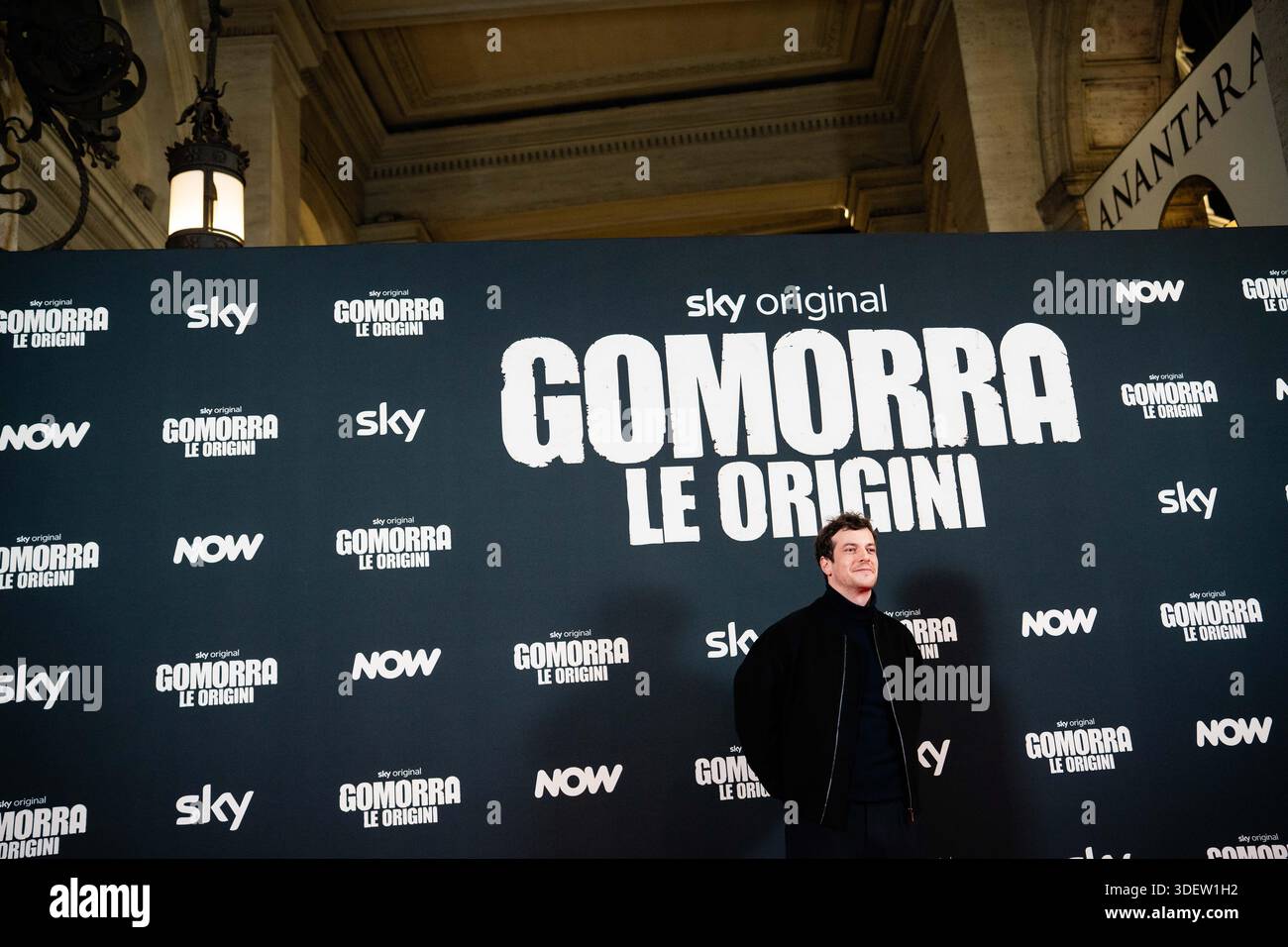 Francesco Pellegrino attends the ''Gomorra - Le Origini'' photocall at ...