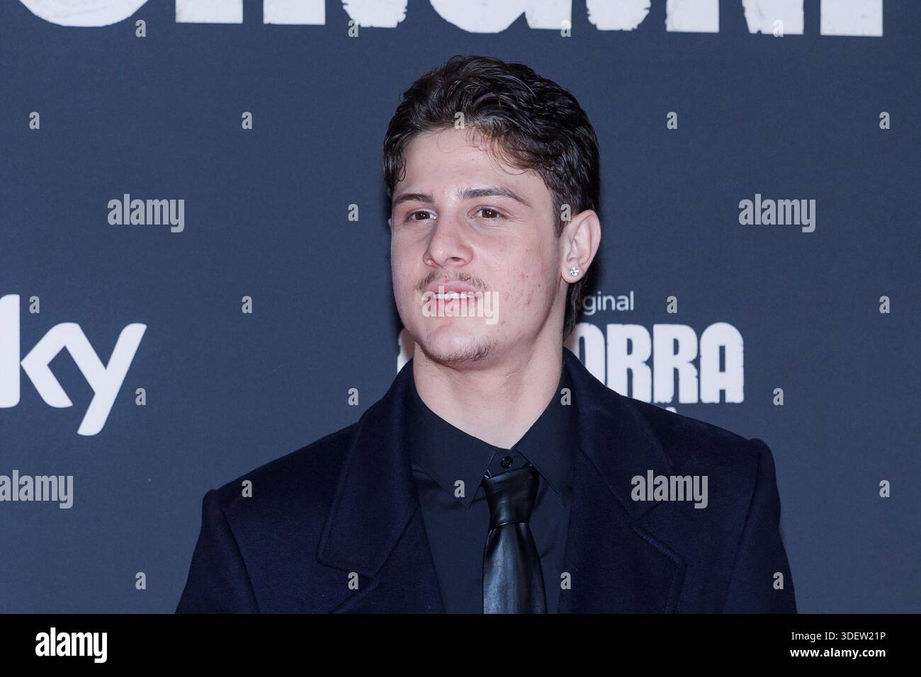 Luca Lubrano attends the photocall of the movie GOMORRA, LE ORIGINIat ...