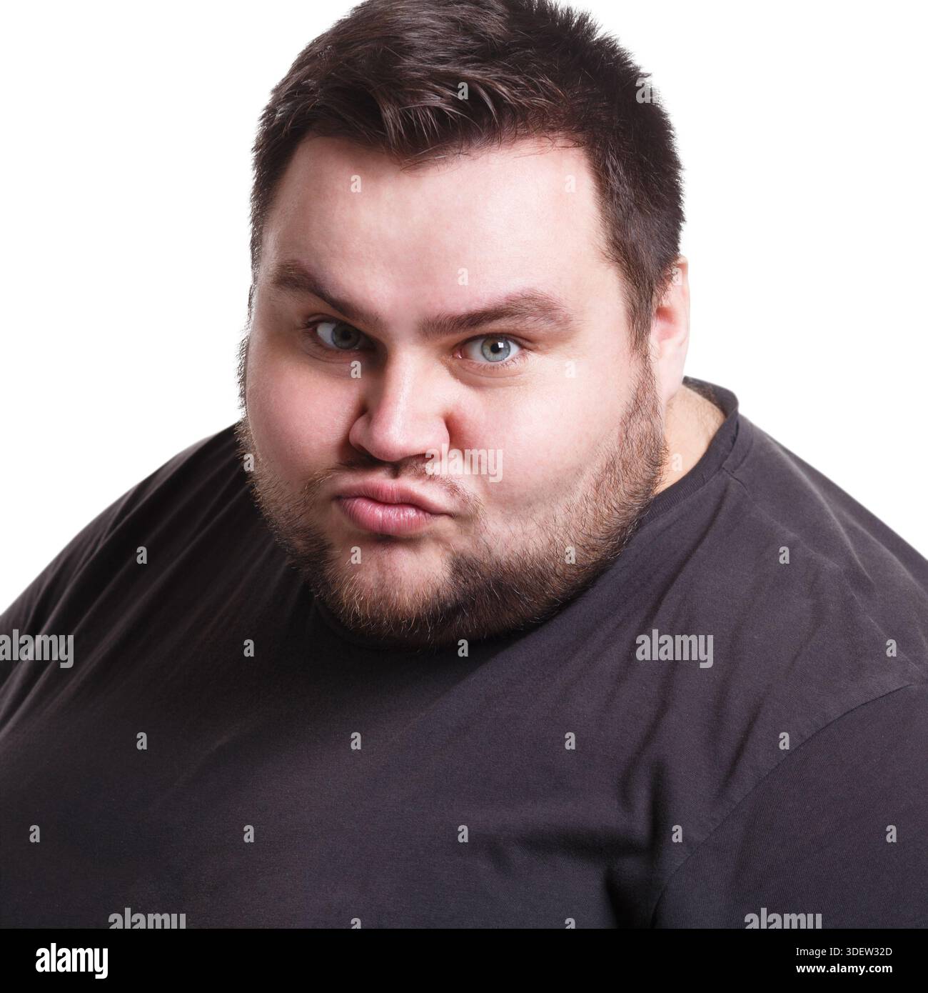 Fat white man hi-res stock photography and images - Alamy
