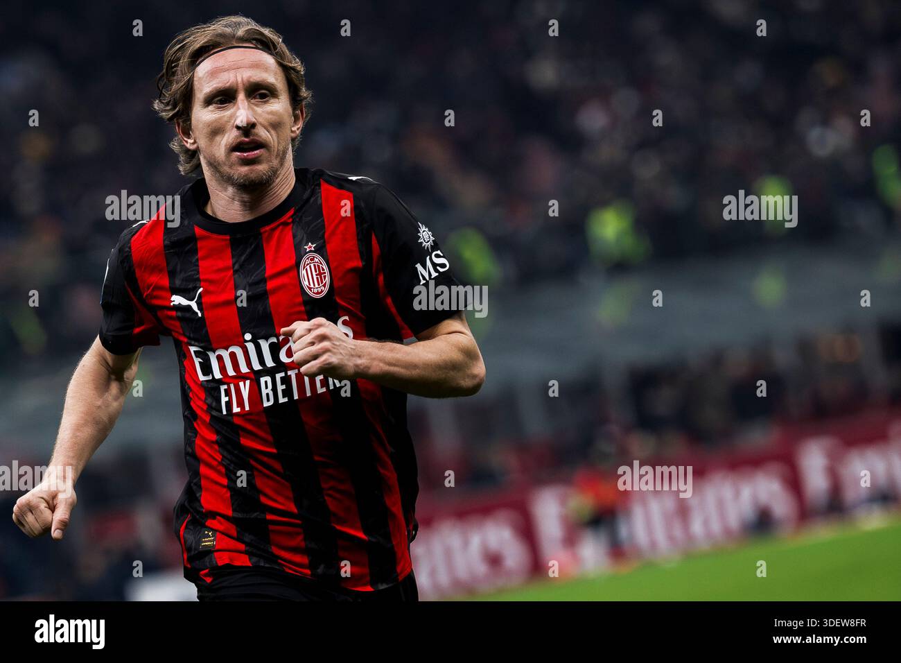Luka Modric of AC Milan looks on during the Serie A football match ...