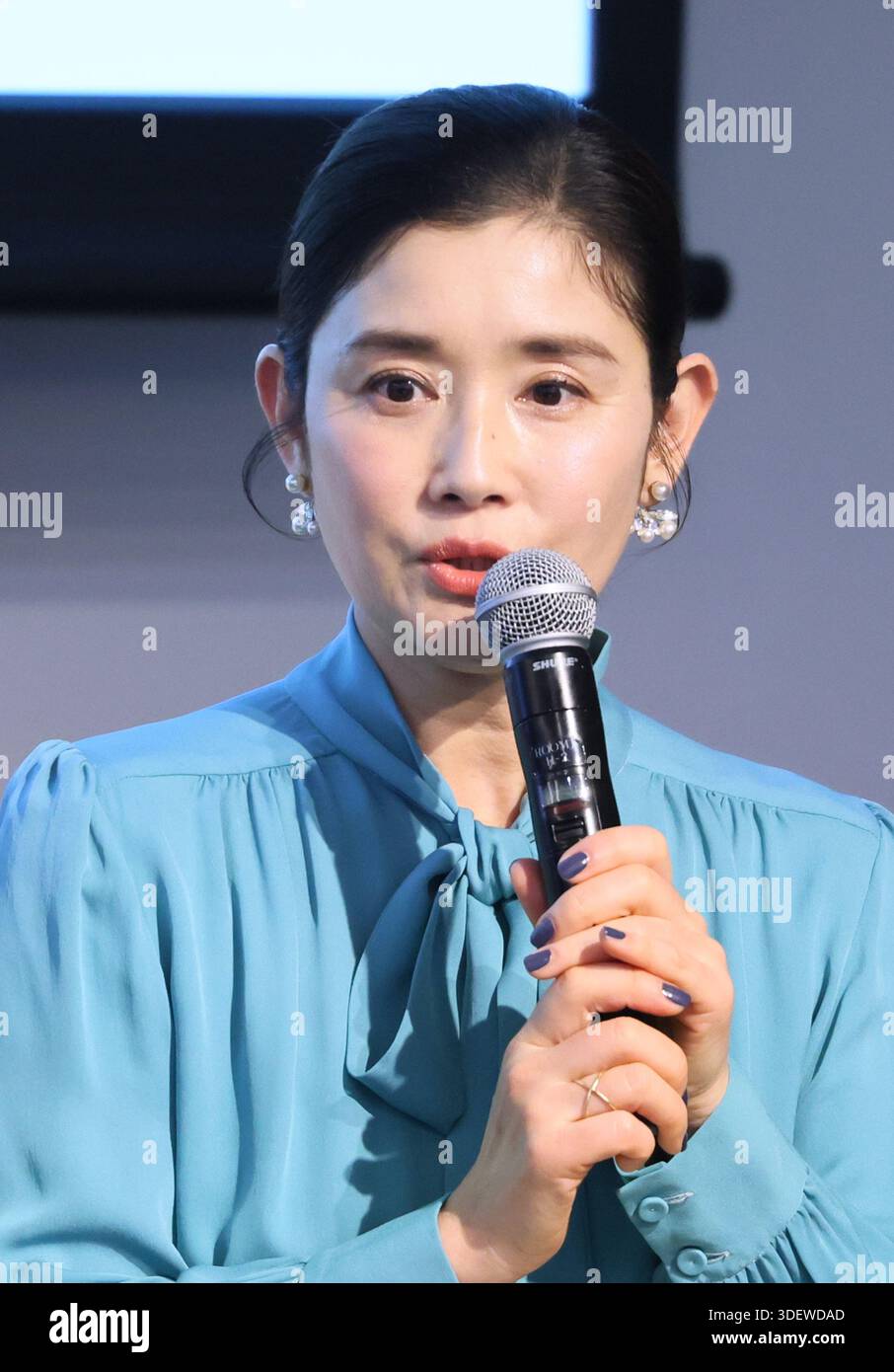 Tokyo, Japan. 9th Jan, 2026. Japanese actress Hikari Ishida speaks at ...