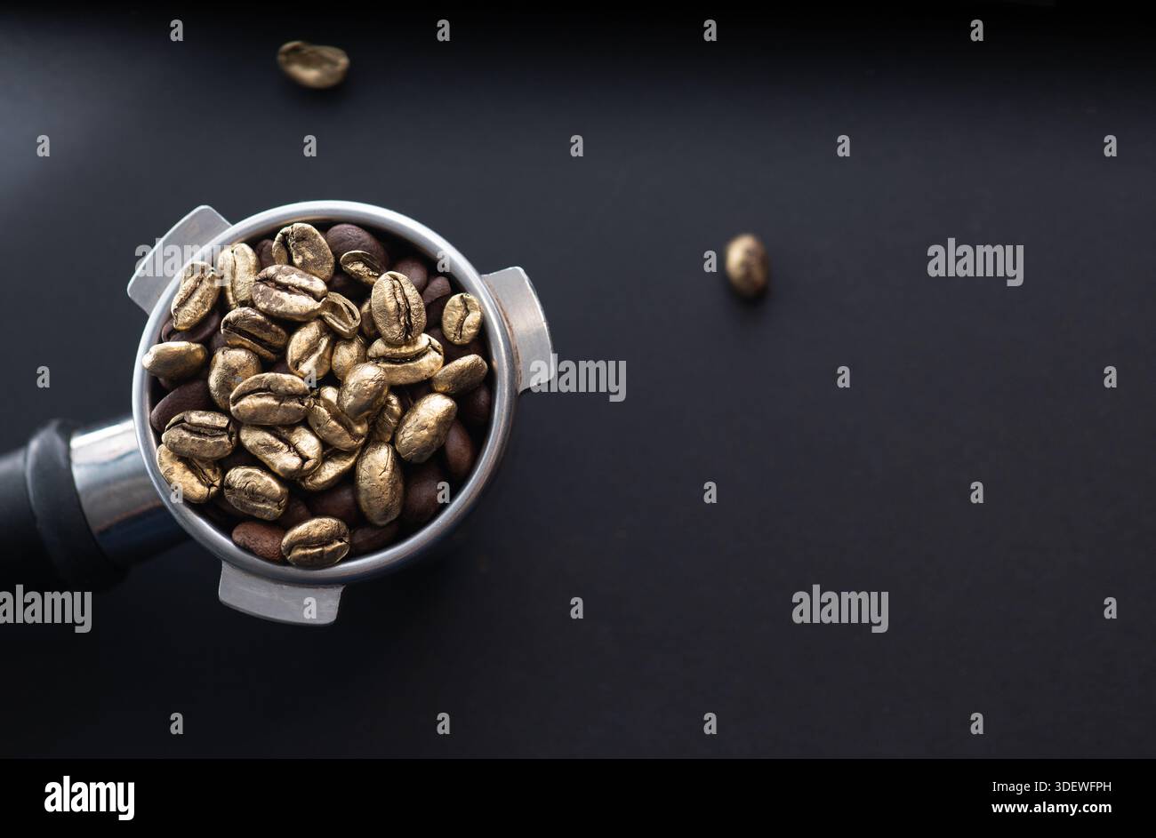 Top view espresso portafilter hi-res stock photography and images - Alamy