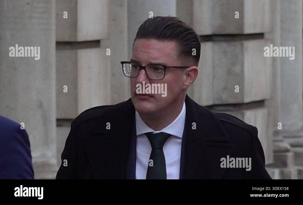 Screen grab taken from PA Video of Pc Matthew Pike outside Bristol ...