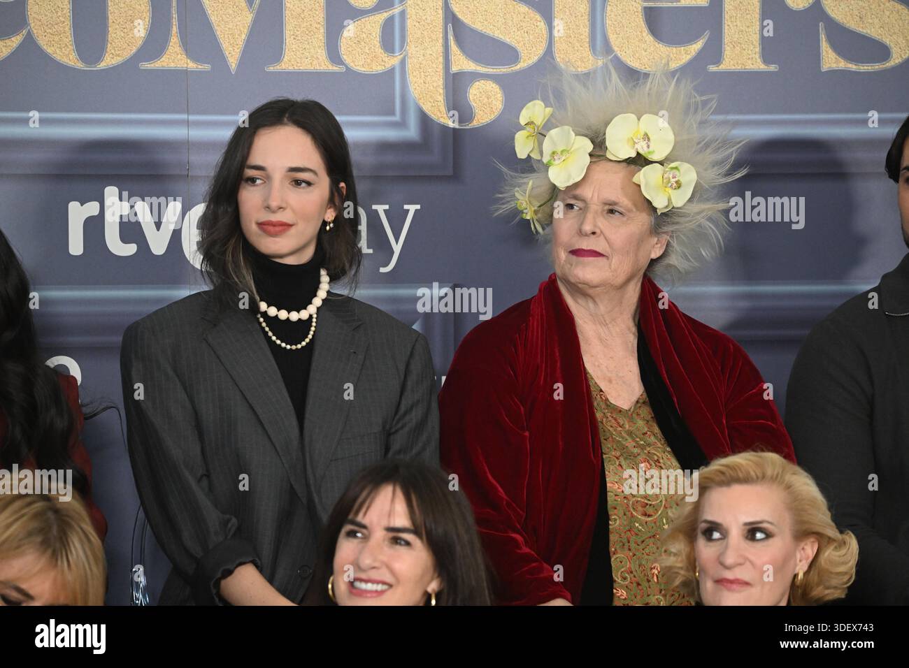 Palito and Lucía Dominguín during the presentation of 'Decomasters' at ...