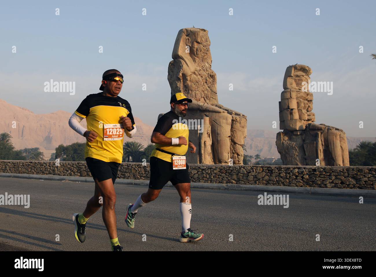 Luxor, Egypt. 9th Jan, 2026. Contestants take part in the 33rd Egyptian ...